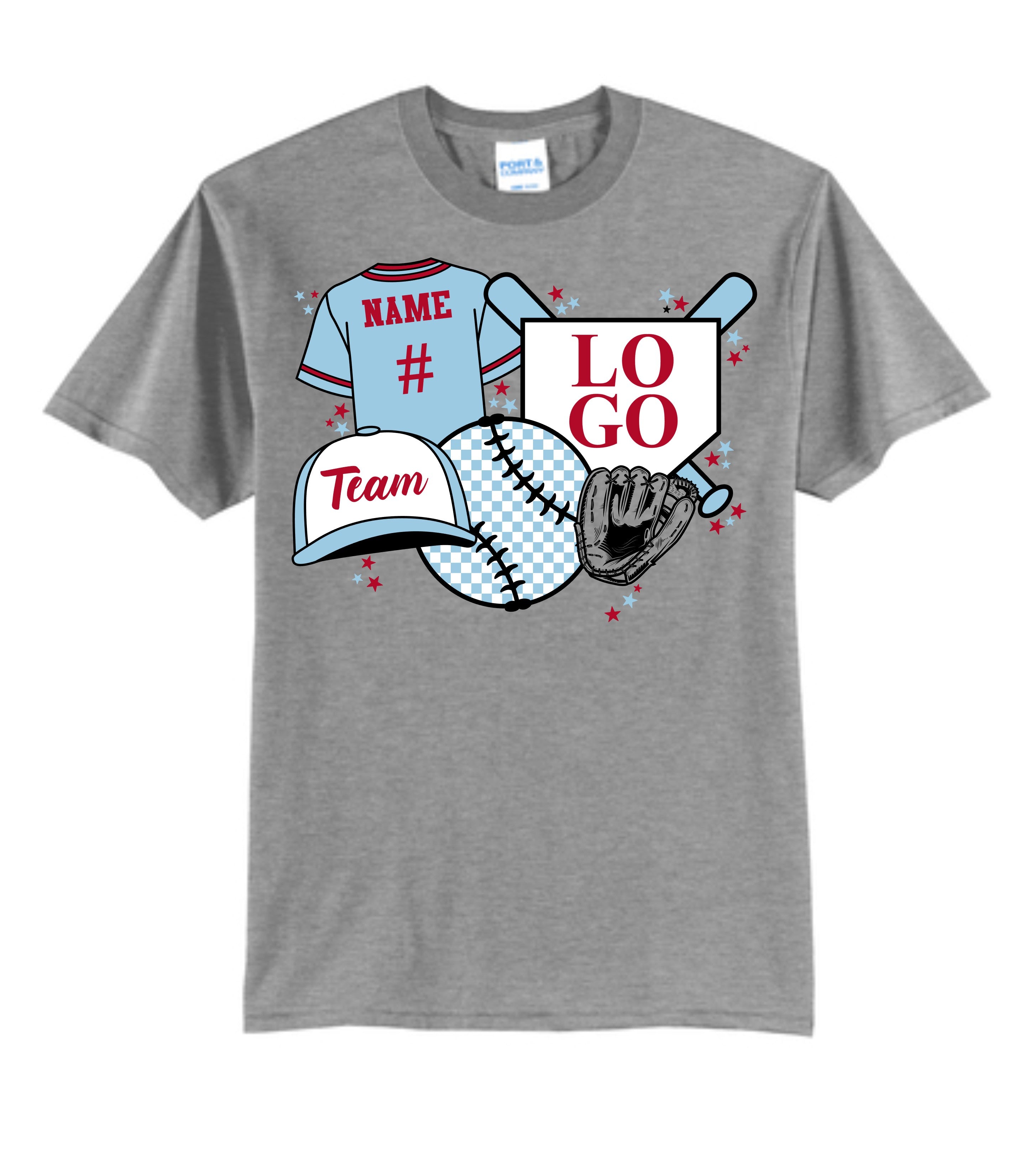 Custom Baseball / Softball Player Collage – Vinyl this-N-that